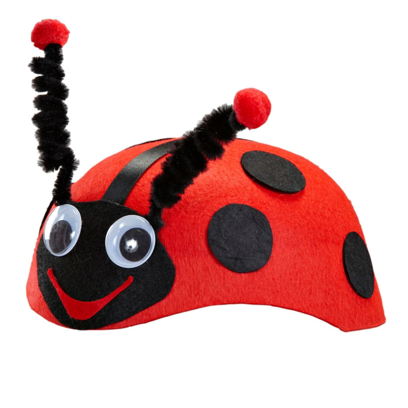 Ladybug hat for children and adults – a fun carnival accessory | Ditte.eu